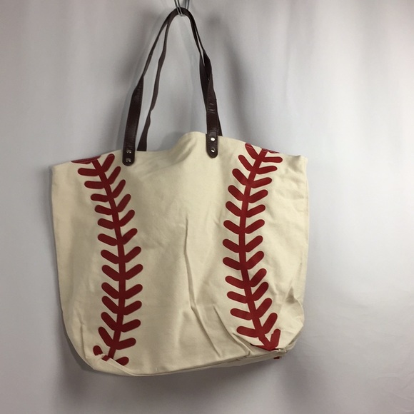 Bags | New Baseballsoftball Canvas Tote B7 | Poshmark